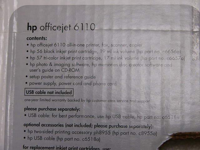 HP OfficeJet 6110 All-In-One Inkjet Printer for sale online | eBay