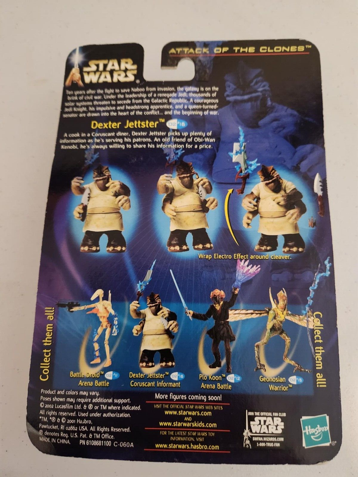2002 Star Wars DEXTER JETTSTER-CORUSCANT INFORMANT #16 AOTC Action ...