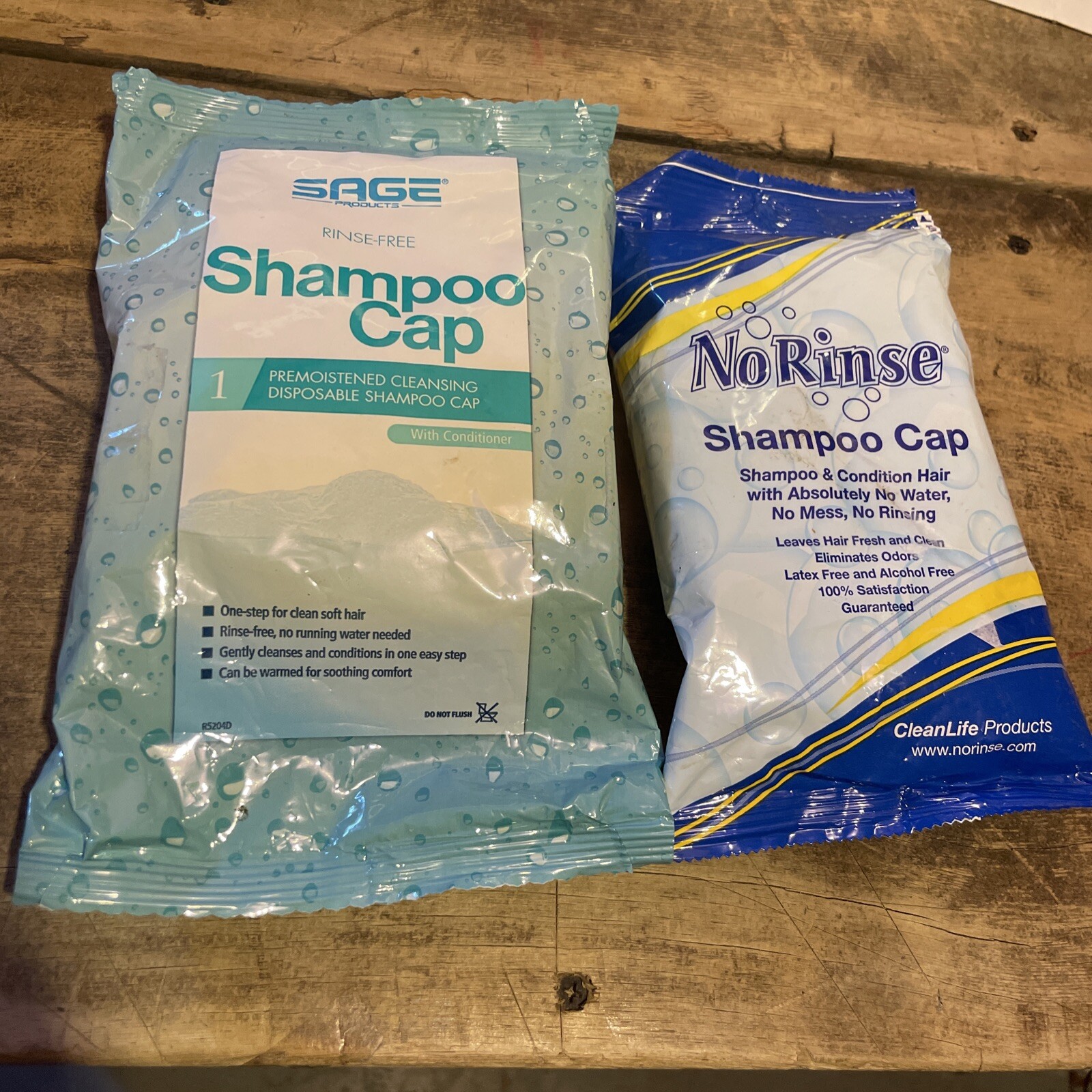 🔥Lot of 2Sage Rinse Free Comfort Shampoo + Conditioner Cap | eBay