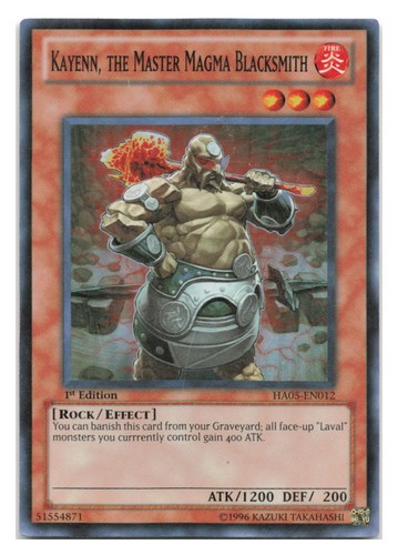 Kayenn, the Master Magma Blacksmith #HA05-EN012 tcg | eBay