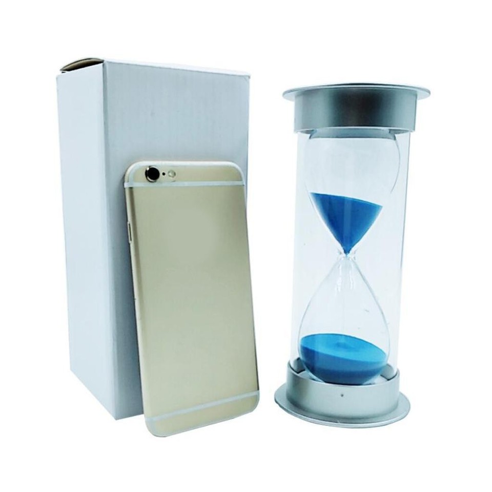 glass - Blue Hourglass glass 45 mins | eBay Australia