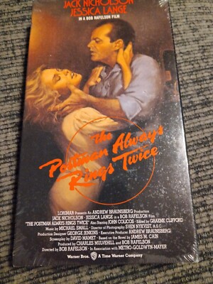 The Postman Always Rings Twice (VHS, 1995) Brand New SEALED 12569067332| eBay