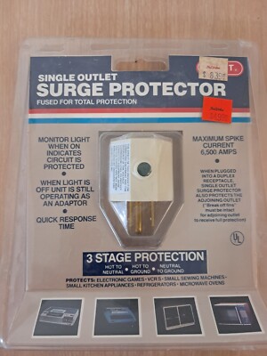 Leviton 51020 White 3-Stage Protection Single Outlet Surge Protector | eBay