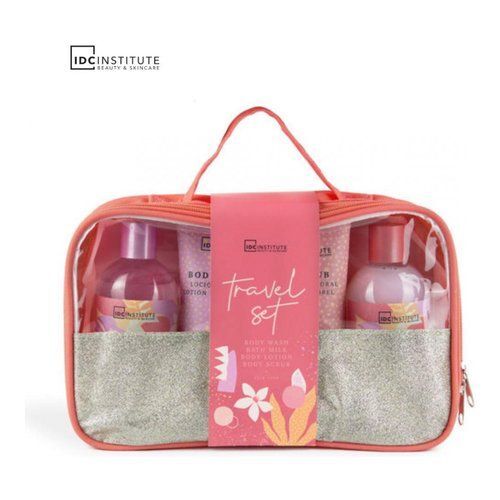 Cofanetto bagno viaggio donna Idc Institute Travel Set Bag 4 Pezzi ...