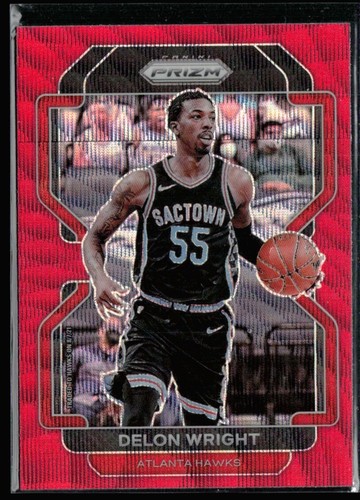 Delon Wright 2021-22 Panini Prizm Ruby Wave #57 Atlanta Hawks | eBay