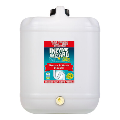 Enzyme Wizard Grease & Waste Digester Urinal/Kitchen Drain Odour ...