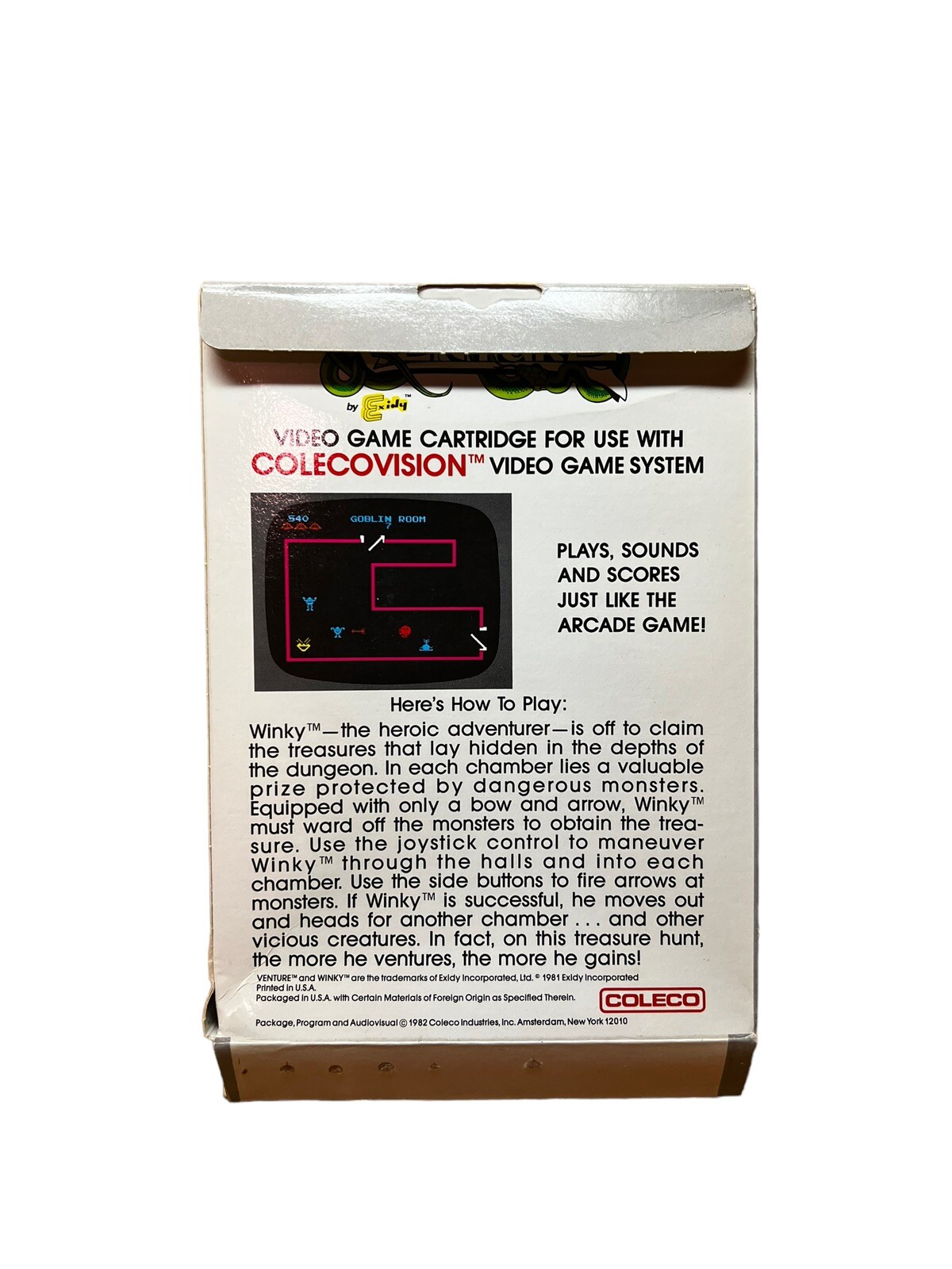 Venture (Colecovision, 1982) for sale online | eBay