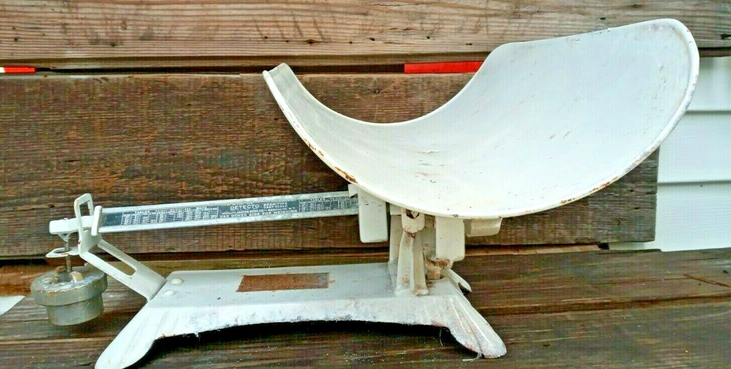 Vintage Antique Detecto Jacobs Bros No. 1 Bakers Scale With Bakers ...