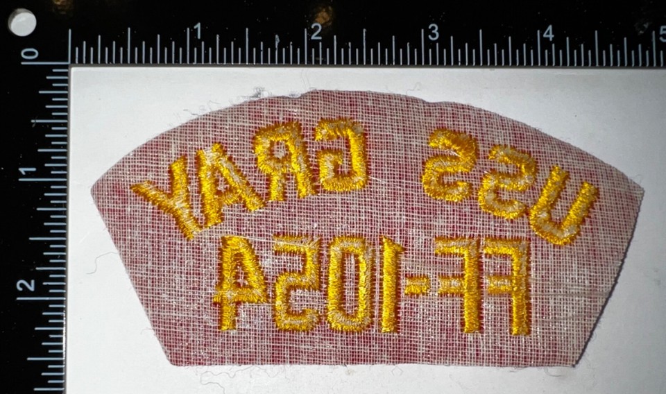 USN US Navy USS Gray FF-1054 Patch | eBay