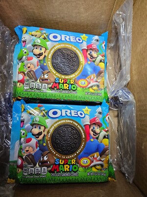 2 packs Super MARIO Oreo Limited Edition Cookies Sealed Confirmed from ...