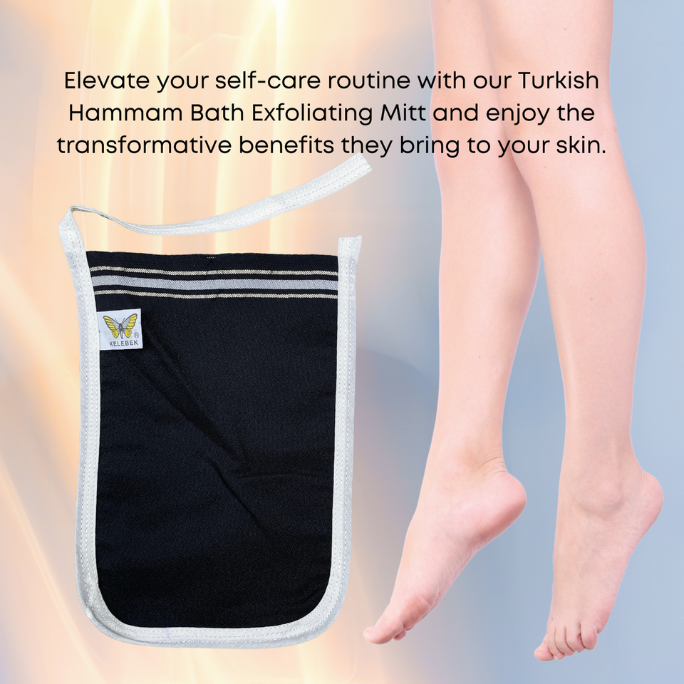 Exfoliating Mitt, Turkish Bath Glove, Deep Body Scrub-Fake Tan Dead ...