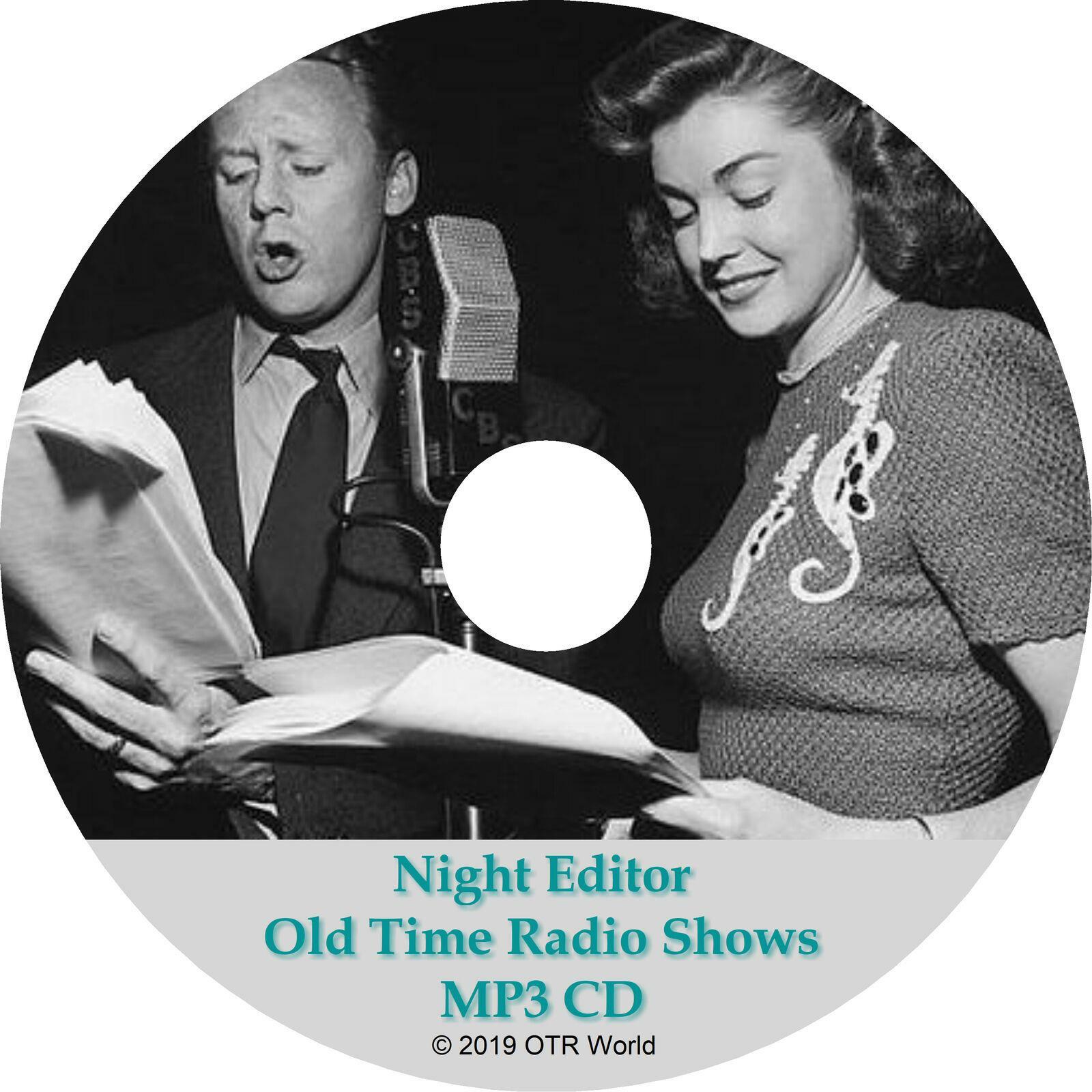 Night Editor Old Time Radio Shows OTR OTRS 26 Episodes MP3 CD-R | eBay