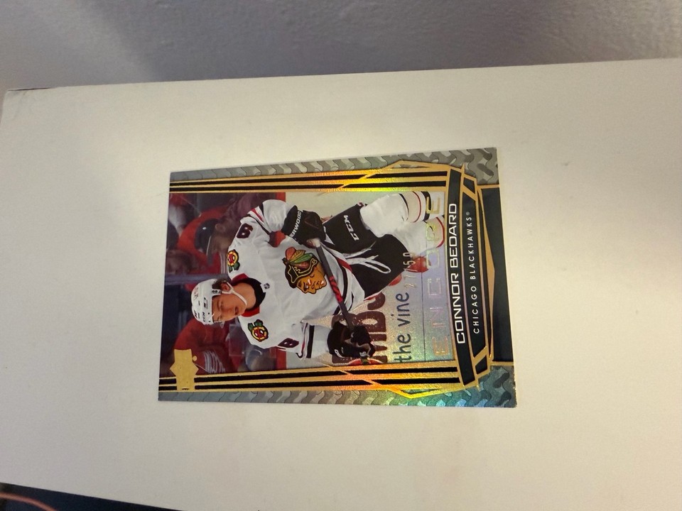 Connor Bedard 2025-26 Upper Deck Encore Gold 27/50 Chicago Blackhawks ...