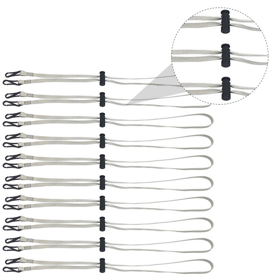 10pcs Cord Lanyards for Face Mask Comfortable Neck Hanging Straps Mask ...