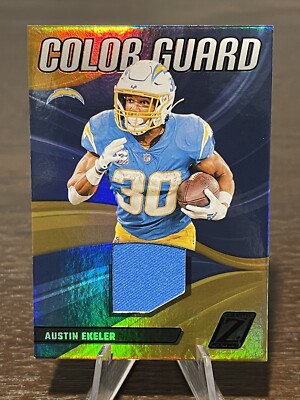 2023 Zenith Austin Ekeler Color Guard Jersey Patch - San Diego Chargers ...