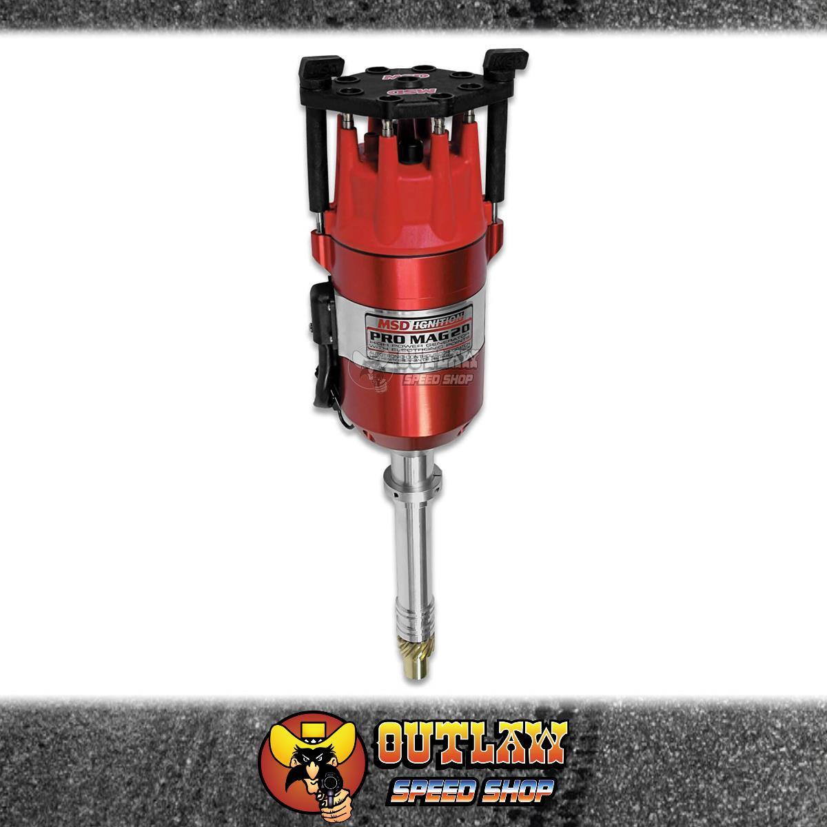 MSD PRO MAG GENERATOR/MAGNETO 20 AMP CHEVY V8 TALL RED CAP - MSD81392 ...