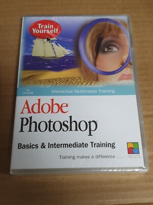 Adobe Photoshop: Basics & Intermediate Training [PC CD-ROM, 2003] Train ...