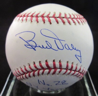 Bud Daley NY Yankees 1961-1964 Signed ML Baseball - Beckett BAS | eBay