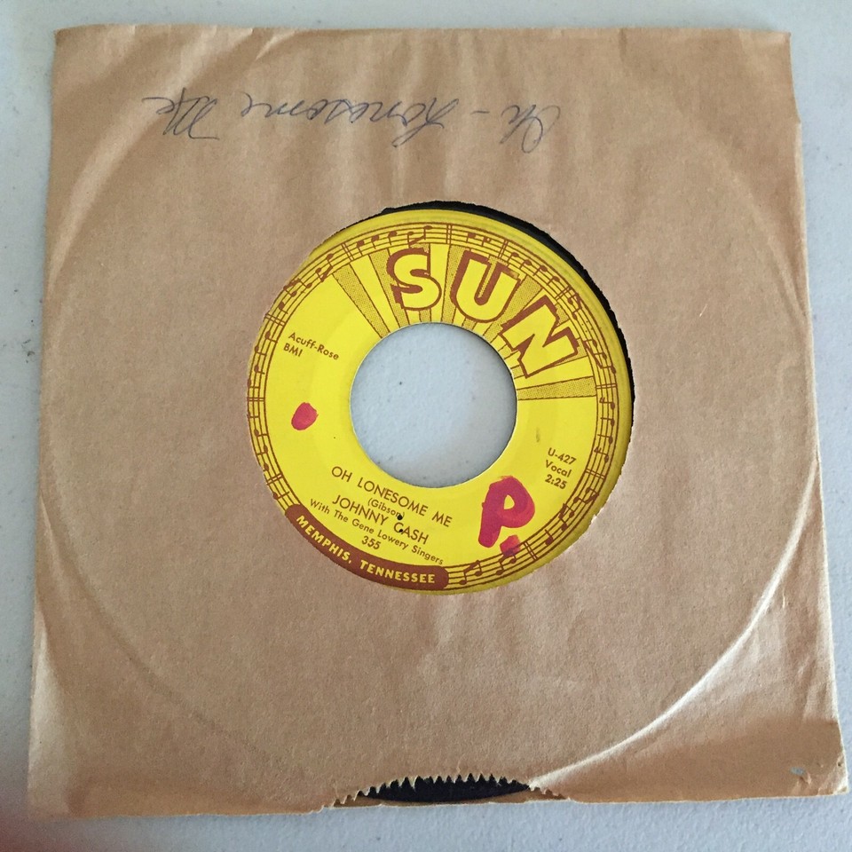 Johnny Cash 45 rpm Record Sun Label | eBay