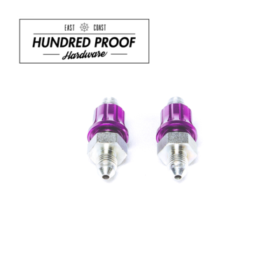 HUNDRED PROOF BRAKE TUCK -3AN BULKHEAD FITTINGS Honda Civic / Acura ...