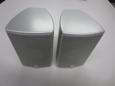 2x Canton CD 10 Boxen Satelliten Lautsprecher, Paar, silber, gepflegt ...