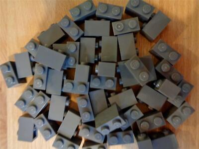 50 DARK GRAY LEGO BRICKS Blocks 1x2 | eBay