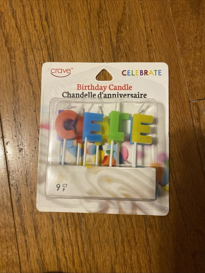Crave Party Birthday Candles Celebrate Cake Decorations NEW!! | eBay
