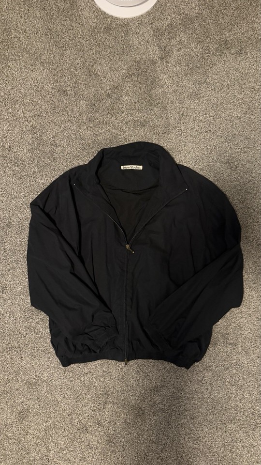 Acne Studious Washed Logo Zipper Jackey | eBay