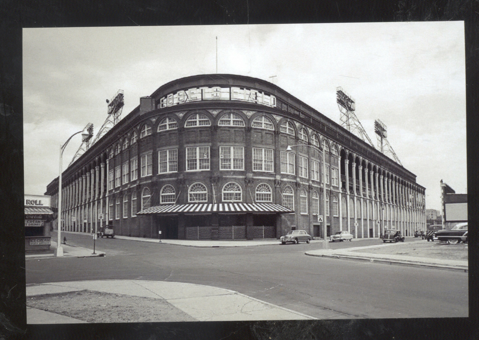 REAL PHOTO BROOKLYN DODGERS BASEBALL STADIUM EBBETTS FIELD POSTCARD ...