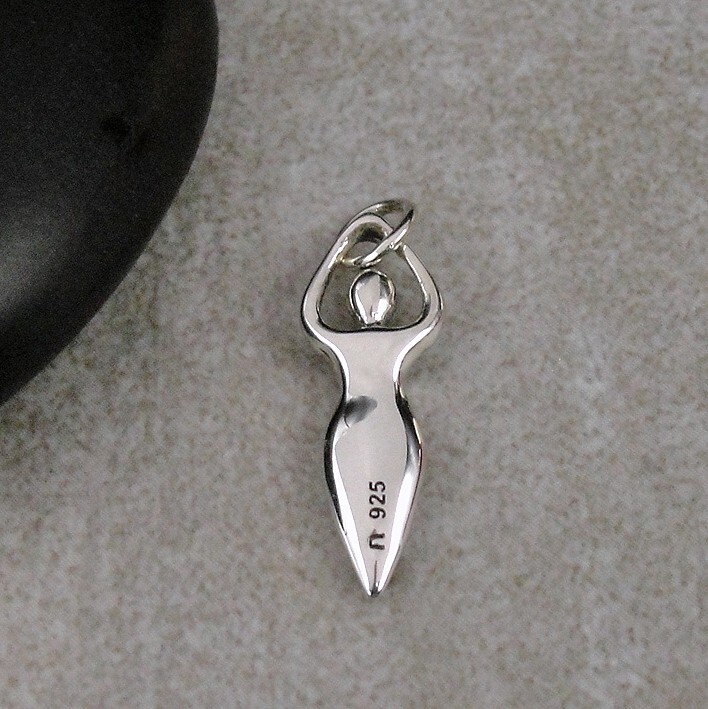 925 Sterling Silver Fertility Goddess Charm - Pregnancy Infertiltity ...