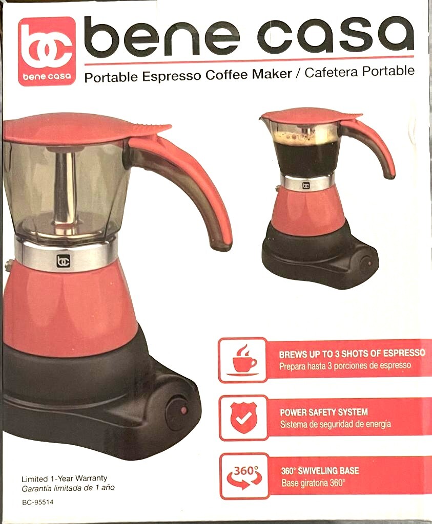 Electric Cuban Coffee Maker Espresso 1/6 Cups cafetera electrica travel ...