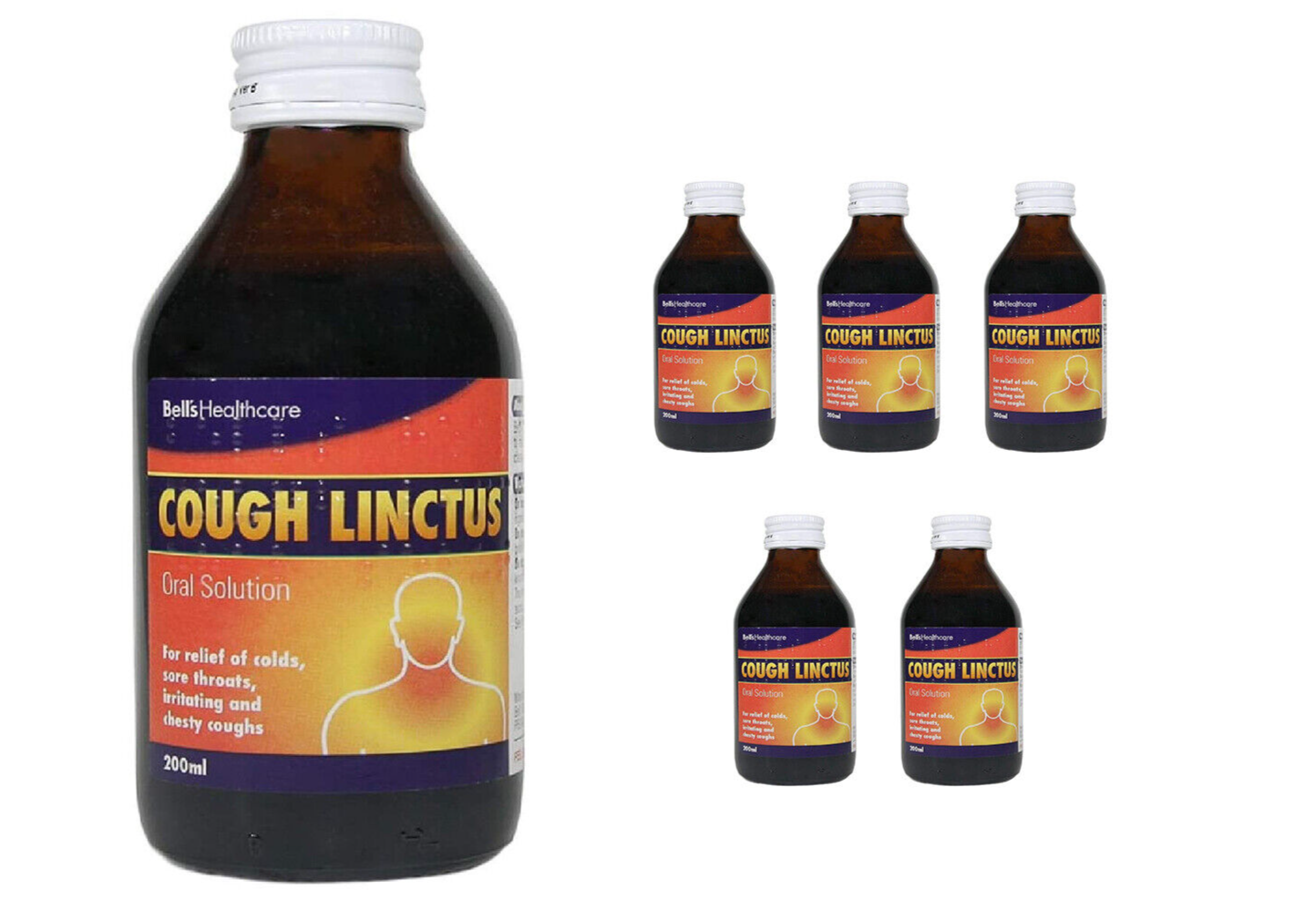 Bell's Cough Linctus Relief Of Colds, Sore Throats & Chesty Coughs ...