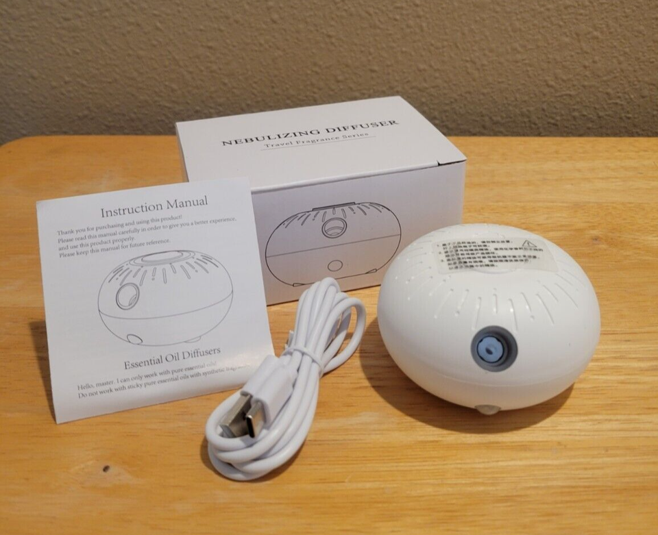 Unbranded Bubble Motion Activated Diffuser Waterless + doTERRA On Guard ...