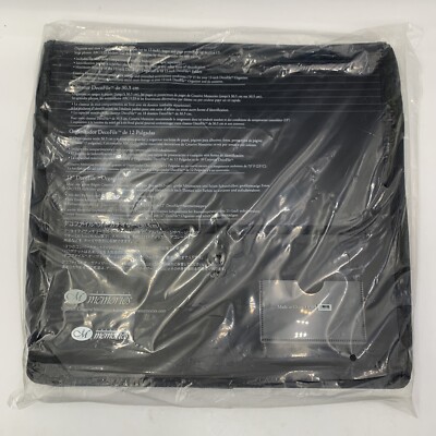 Creative Memories DecoFile Organizer 12", Paper Storage Tote (Black) | eBay