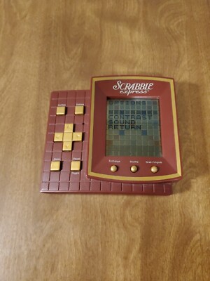 Vtg Hasbro Scrabble Express Handheld Electronic Game 1999 Tested ...