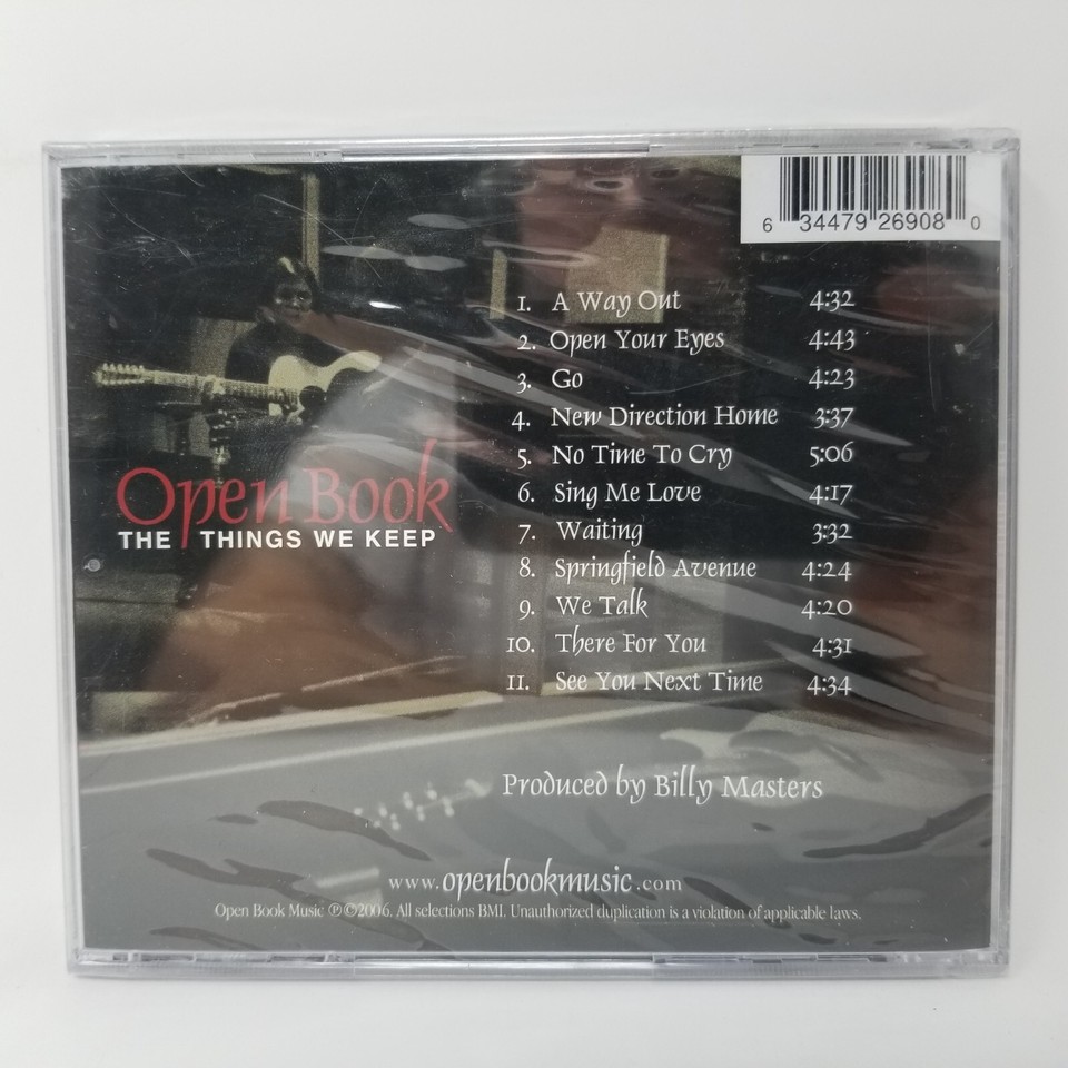 Open Book The Things We Keep CD sealed | eBay