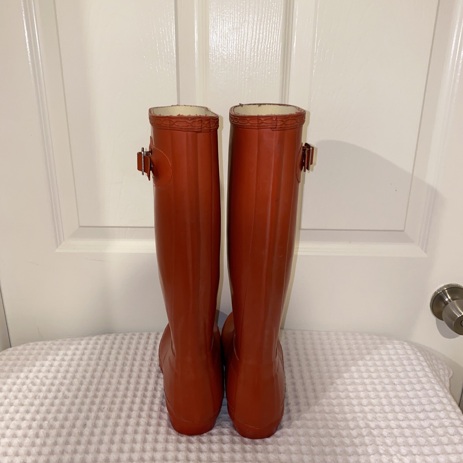 Hunter Women's Original Tall Rain Boots Red US 4M/5F … - Gem