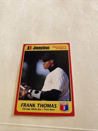 1991 Jimmy Dean Signature Edition Frank Thomas #9 Chicago White Sox | eBay