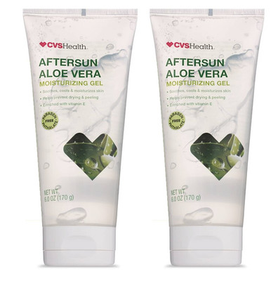 CVS Health AfterSun Aloe Vera Moisturizing Gel with Vitamin E, 6oz ...
