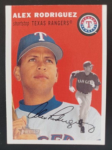 2003 Topps Heritage #1 ALEX RODRIGUEZ FREE SHIPPING E-267 | eBay