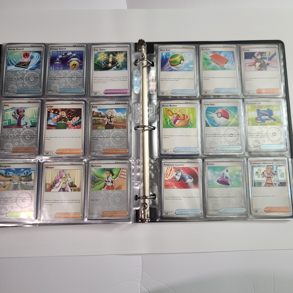 Pokemon Scarlet & Violet Base Set SV1 Binder Incomplete 160+ Cards EX ...