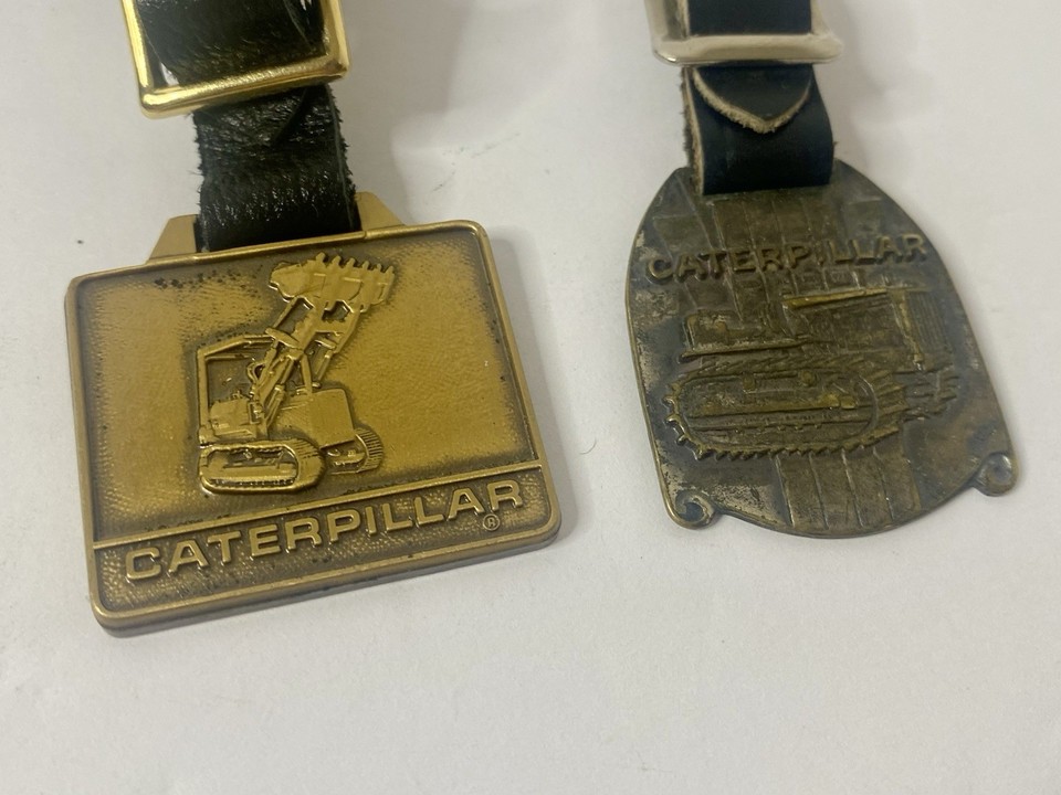 Caterpillar Watch Fob Lot Of 5 Heavy Equipment Advertising | eBay