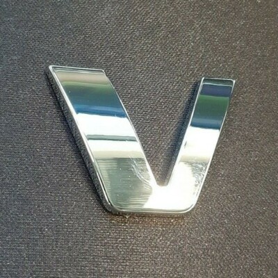 2007-2019 OEM SILVERADO LETTER "V" emblem badge, chrome Chevy, door ...
