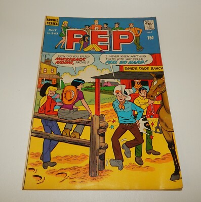 Archie Comic #243 - PEP - Horseback Riding | eBay