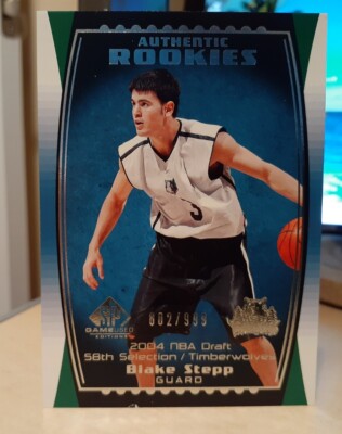 2004-05 SP Game Used 802/999 Blake Stepp #123 Rookie GONZAGA BULLDOGS ...