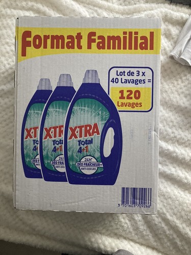 Lessive Xtra Total 4enl 1, 120 Lavages, Pack 3 Bouteilles | eBay
