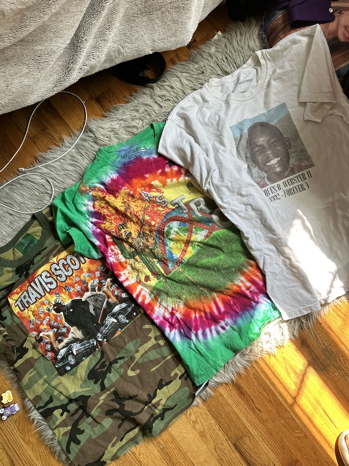 RARE Official Travis Scott Astroworld Shirts Lot of 3… - Gem