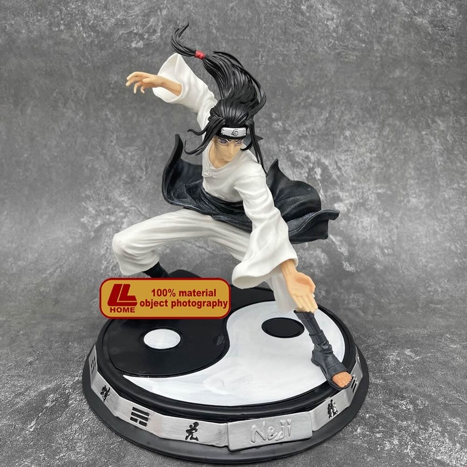 Anime ninja Shippuden Hyuga Neji Byakugan two headed PVC action Figure ...