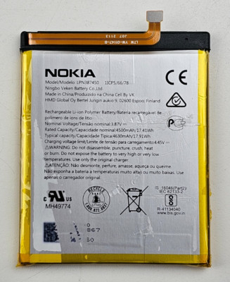 OEM Genuine Nokia LPN387450 Internal Li-ion Battery for Nokia XR20 5G ...