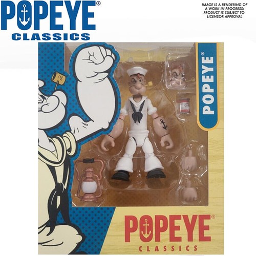 Boss Fight Studio Popeye Classics Popeye in White Sailor Suit Action Figure New | eBay